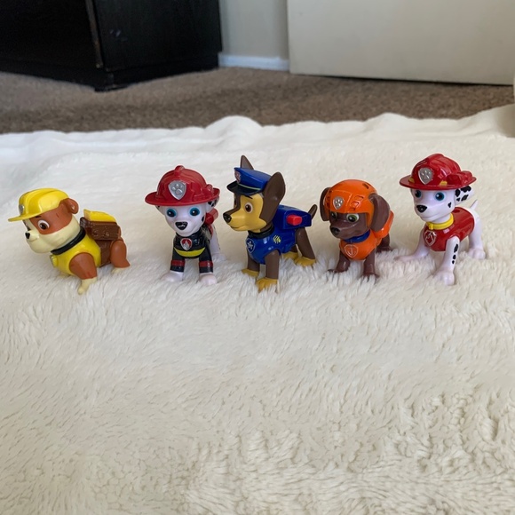 Paw Patrol | Toys | Paw Patrol Figures Lot Chase Rubble Zuma Marshall ...